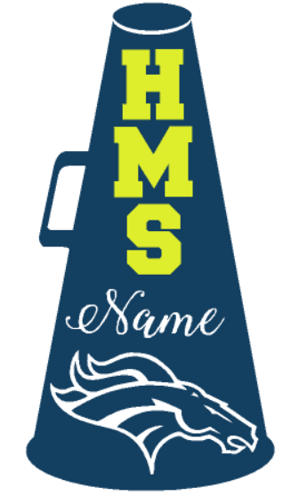 HMS Cheer Decal – Bling It Boutique